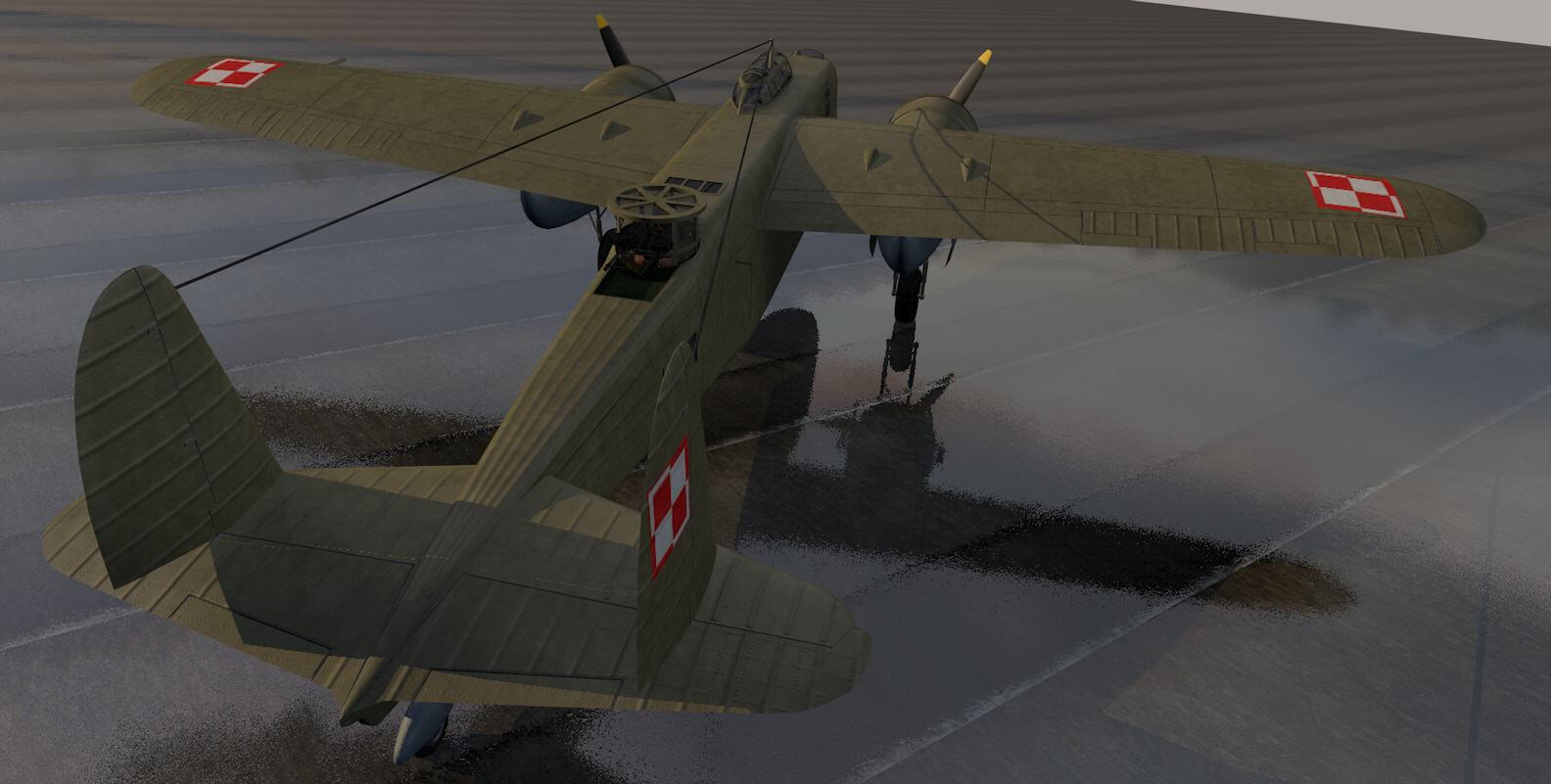 PZL P-30 Zubr (LWS-6) 3D Model by ChipBassChaos
