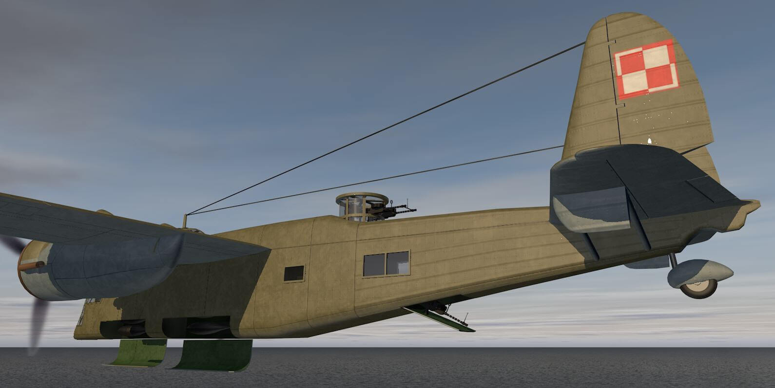 PZL P-30 Zubr (LWS-6) 3D Model by ChipBassChaos