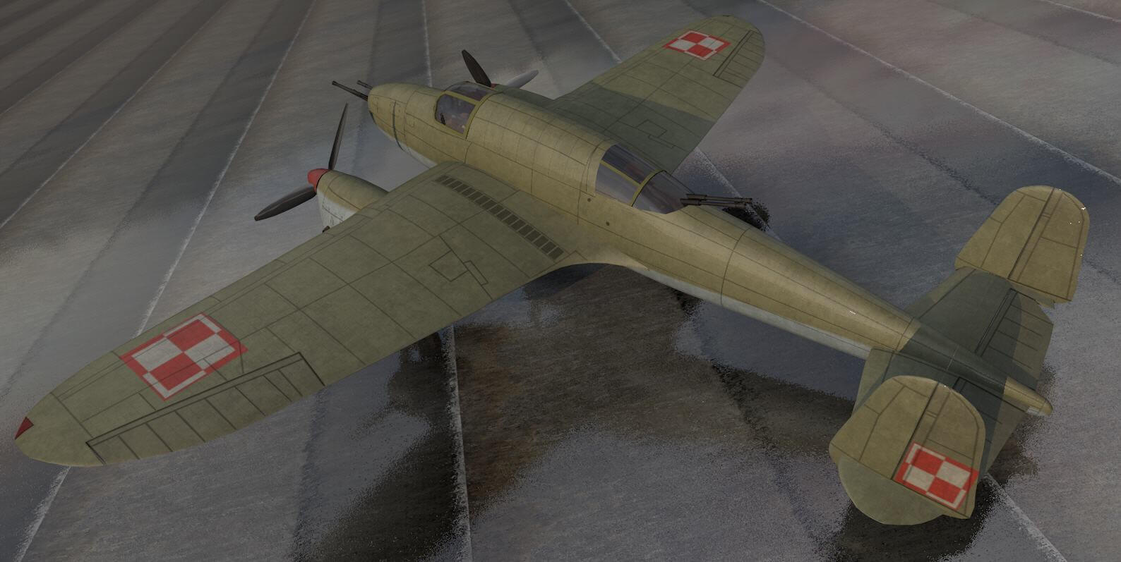 PZL P-38 Wilk 3D Model by ChipBassChaos