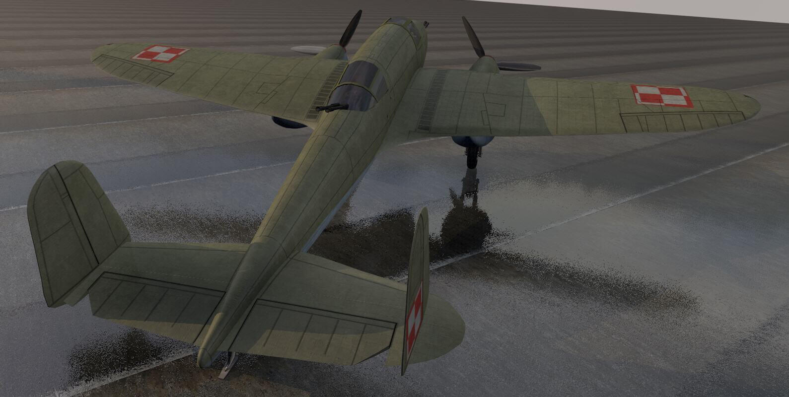 PZL P-38 Wilk 3D Model by ChipBassChaos