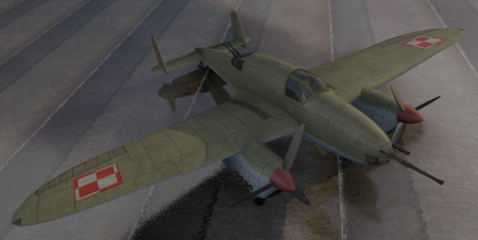 PZL P-38 Wilk 3D Model by ChipBassChaos