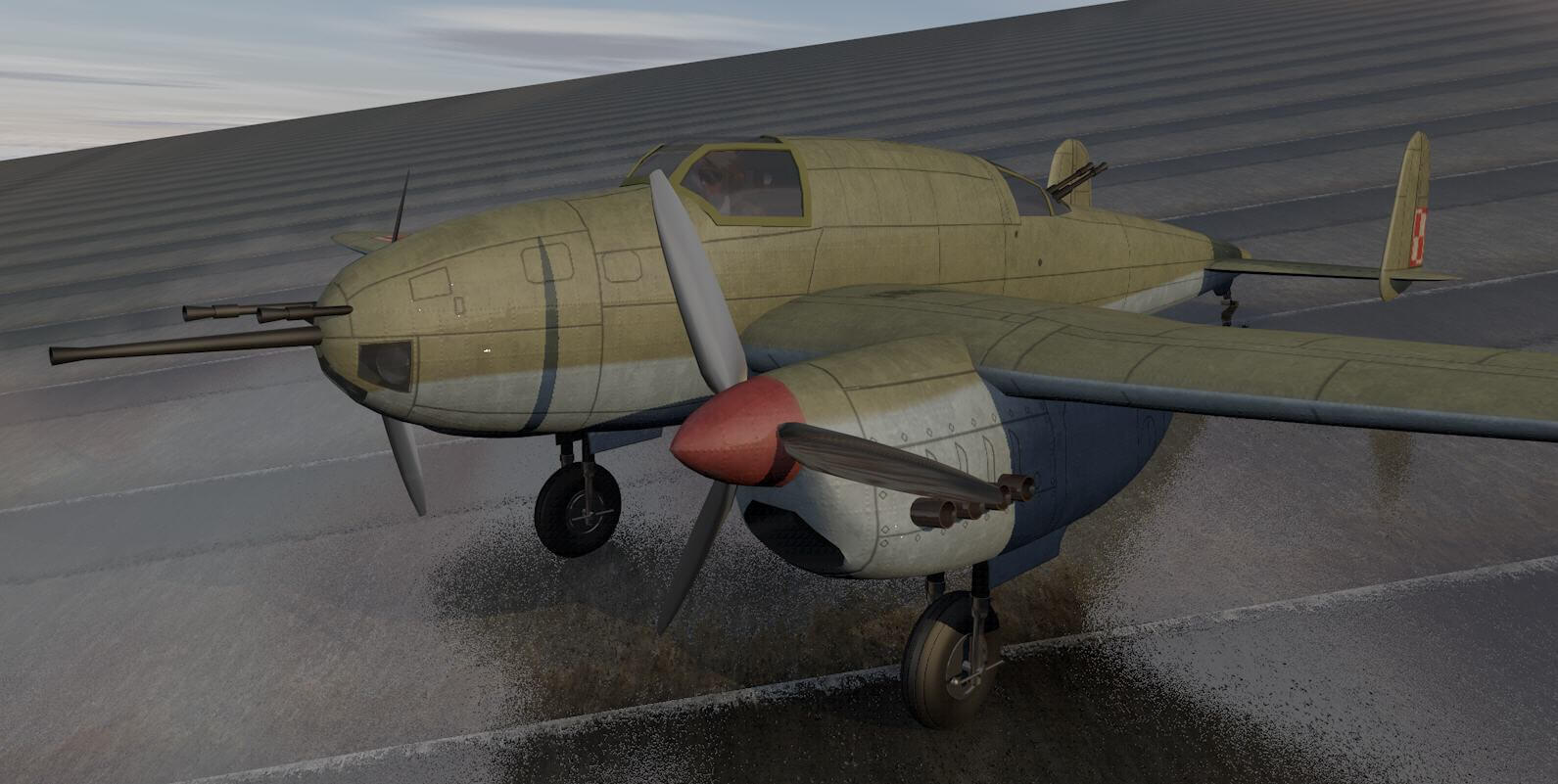 PZL P-38 Wilk 3D Model by ChipBassChaos