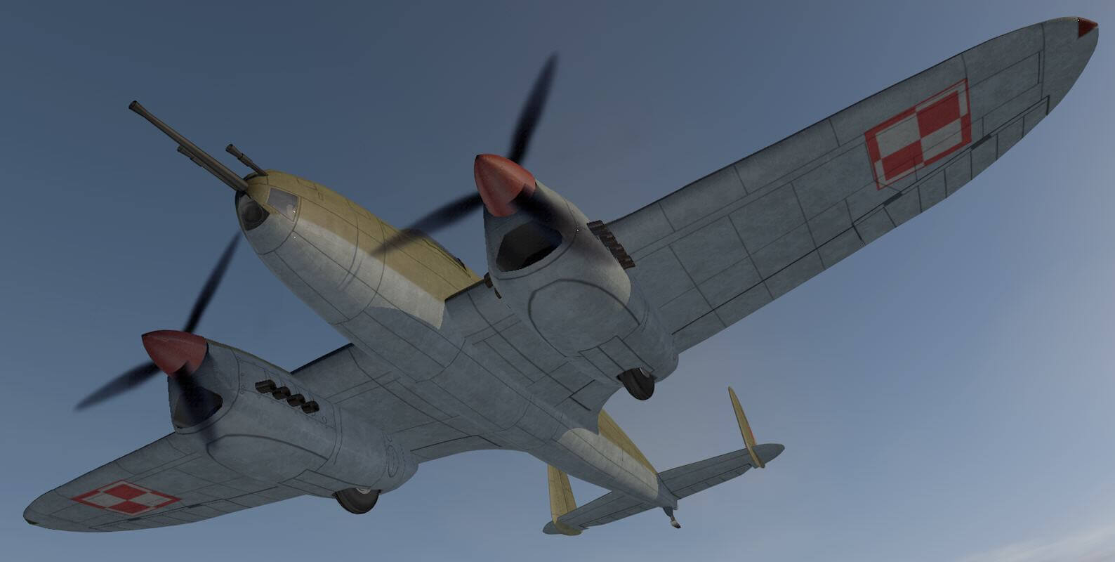 PZL P-38 Wilk 3D Model by ChipBassChaos