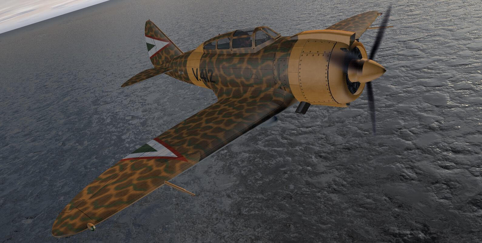 Reggiane Re-2000 Heja 3D Model by ChipBassChaos
