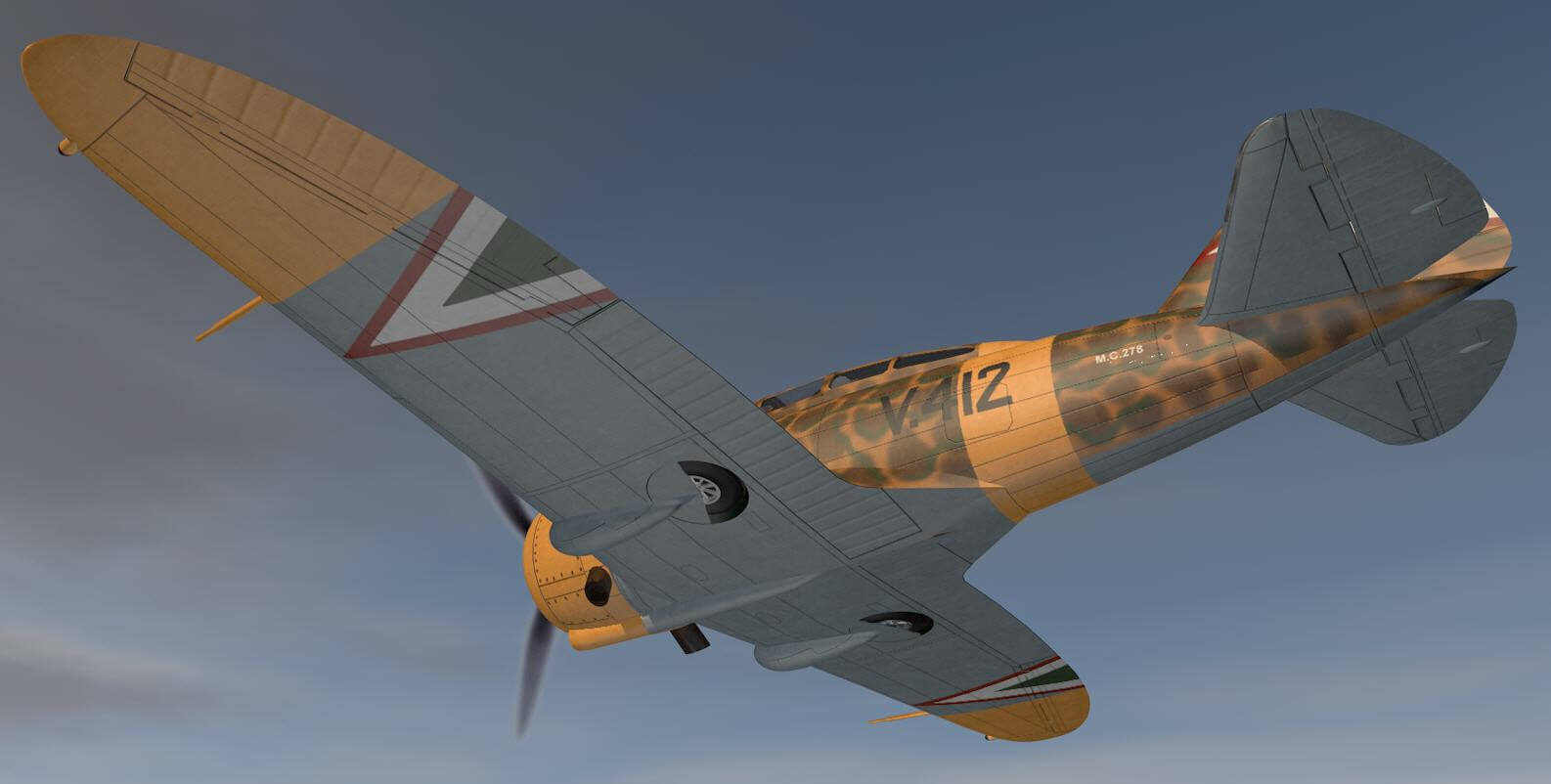 Reggiane Re-2000 Heja 3D Model by ChipBassChaos