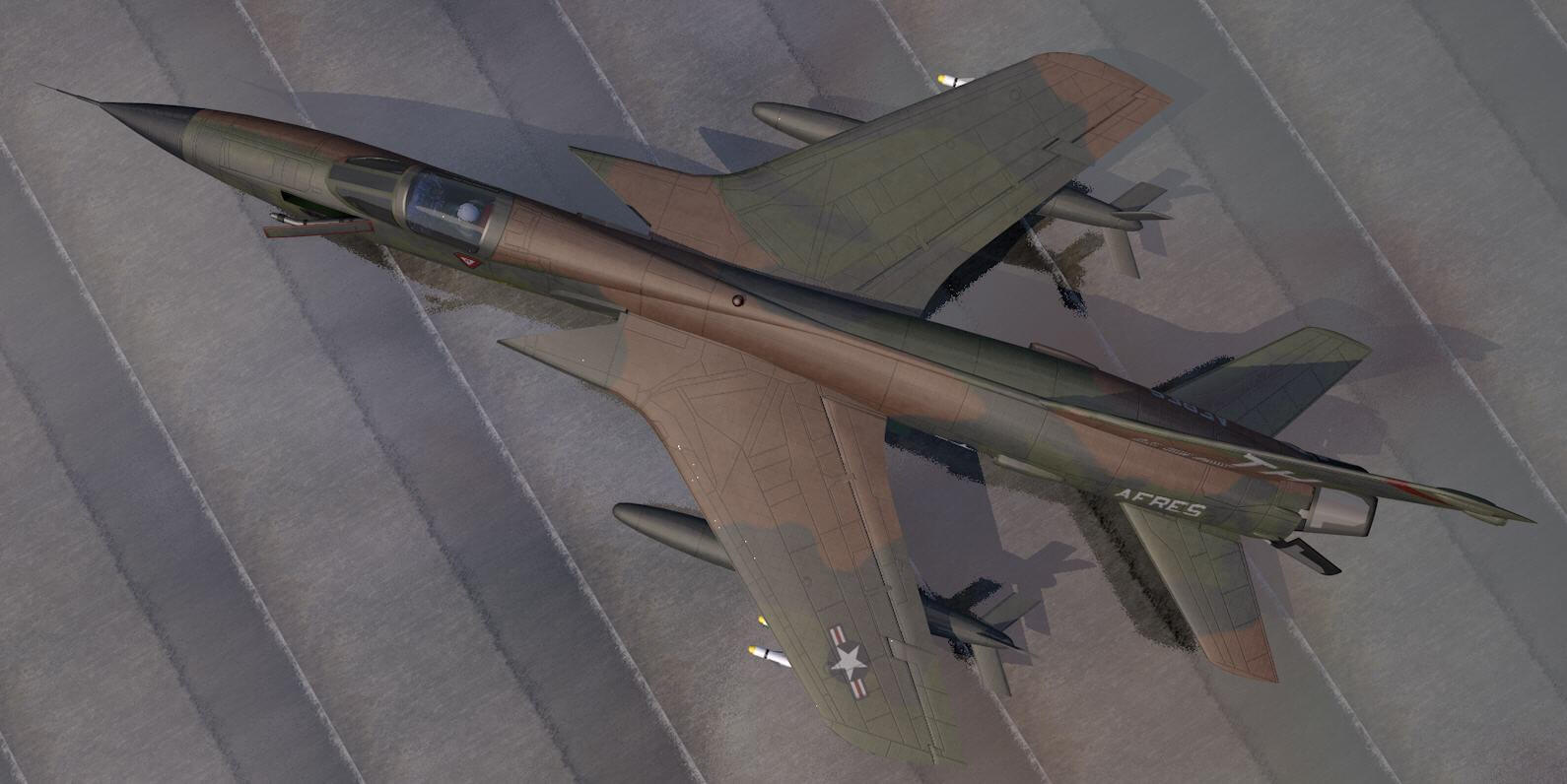 Republic F-105D Thunderchief 3D Model by ChipBassChaos