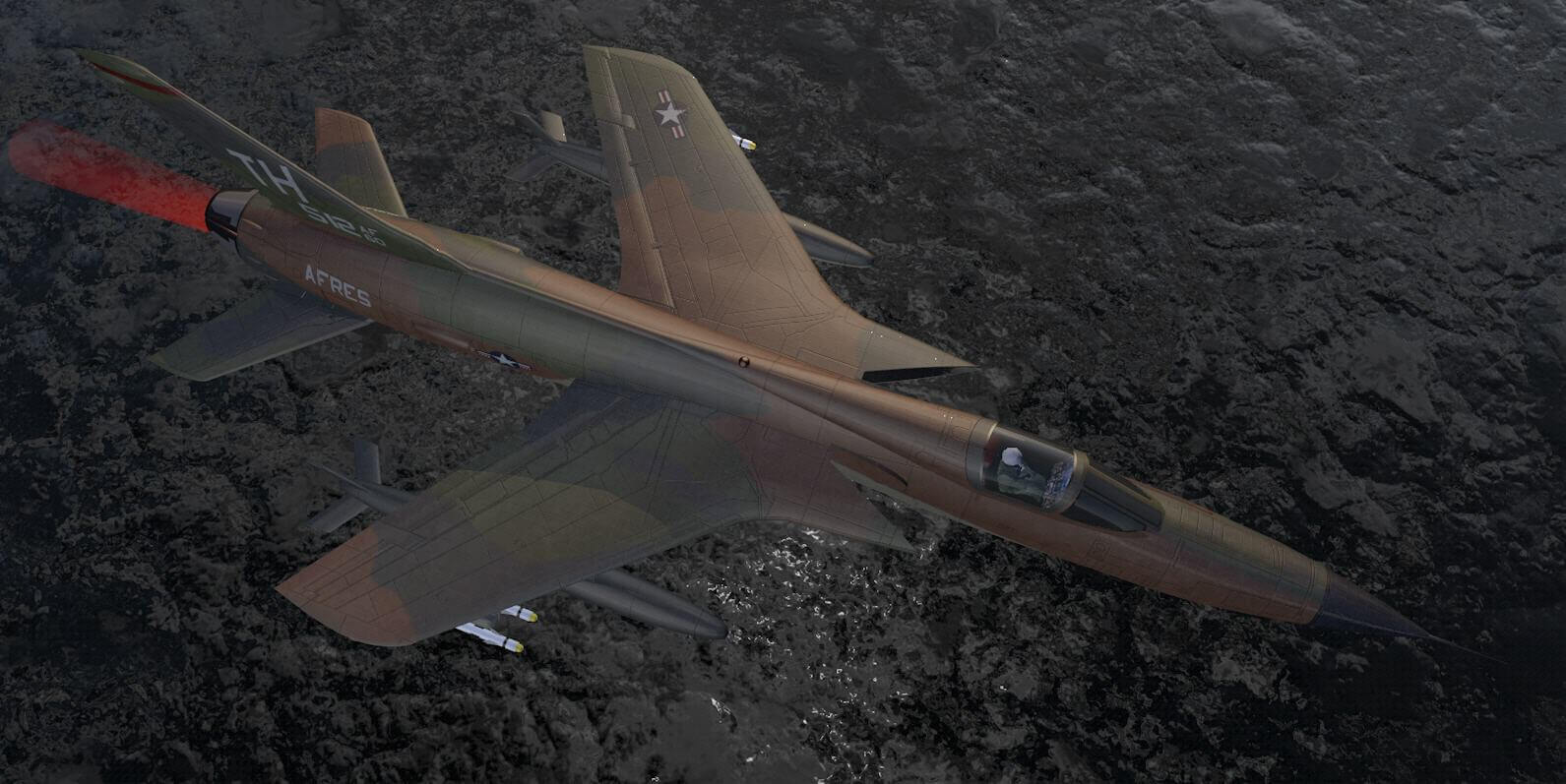 Republic F-105D Thunderchief 3D Model by ChipBassChaos