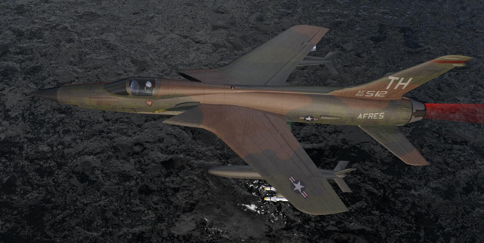 Republic F-105D Thunderchief 3D Model by ChipBassChaos