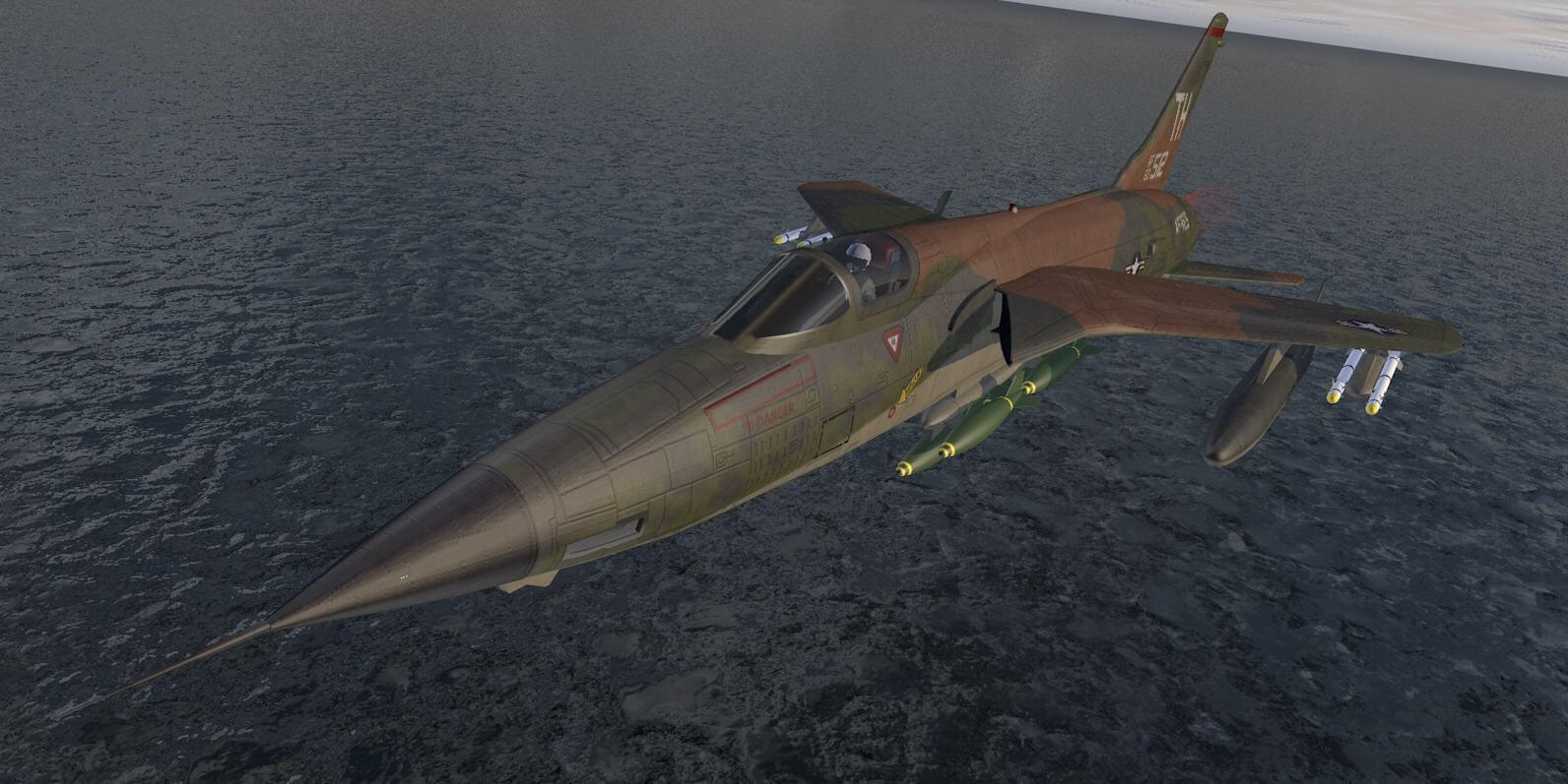 Republic F-105D Thunderchief 3D Model by ChipBassChaos