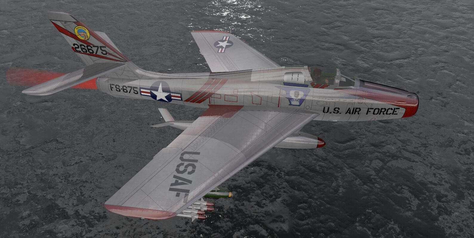 Republic F-84F Thunderstreak 3D Model by ChipBassChaos