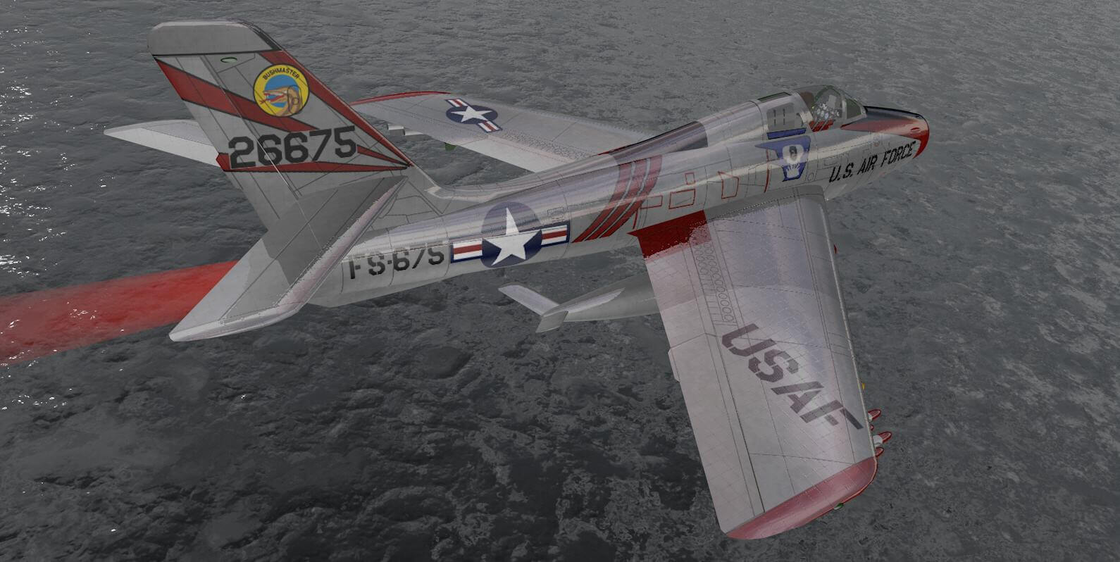 Republic F-84F Thunderstreak 3D Model by ChipBassChaos