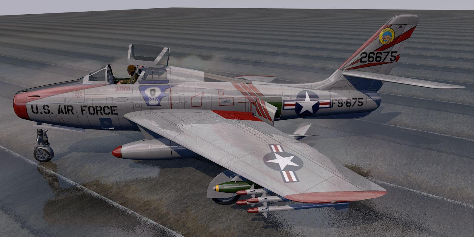 F 84f Thunderstreak Model Aircraft