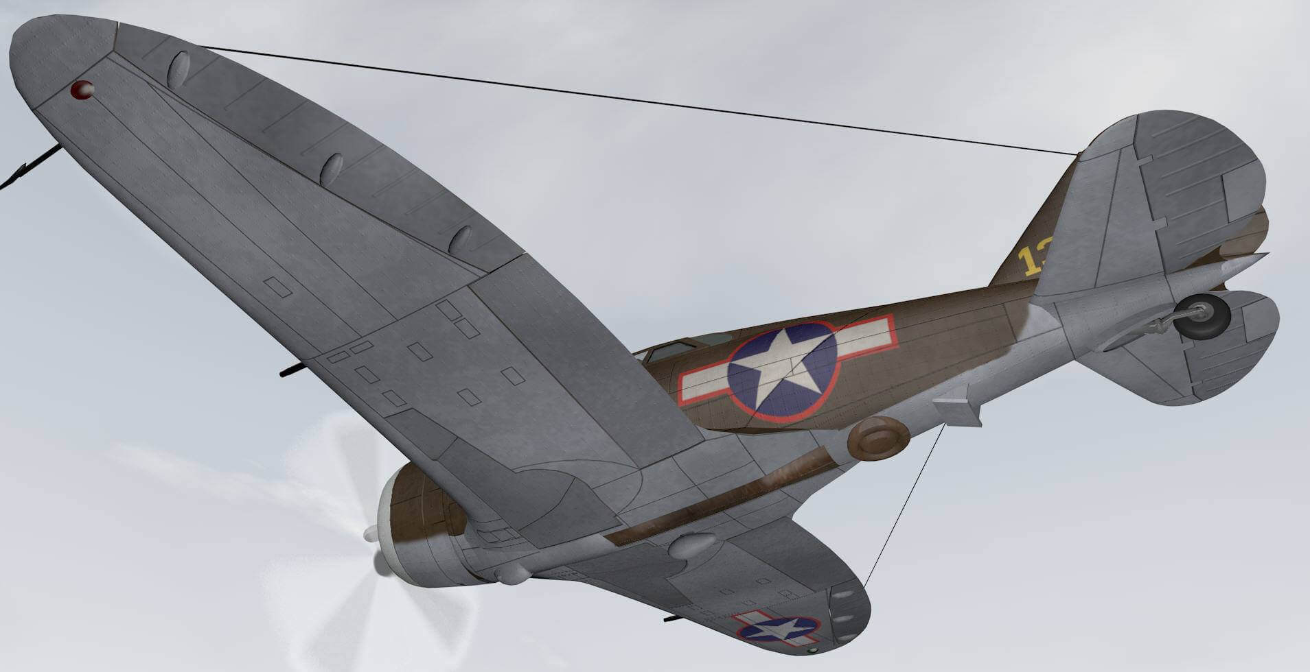 Republic P-43 Lancer 3D Model by ChipBassChaos
