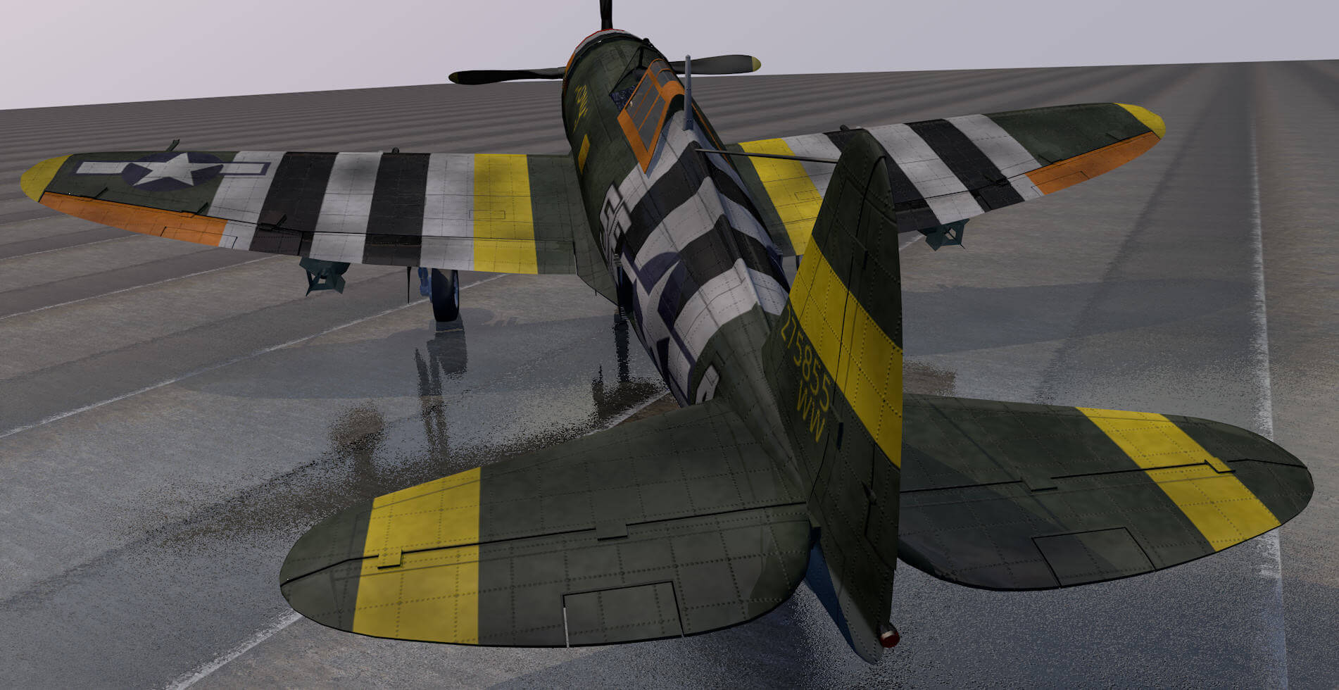 Republic P-47C Thunderbolt 3D Model by ChipBassChaos