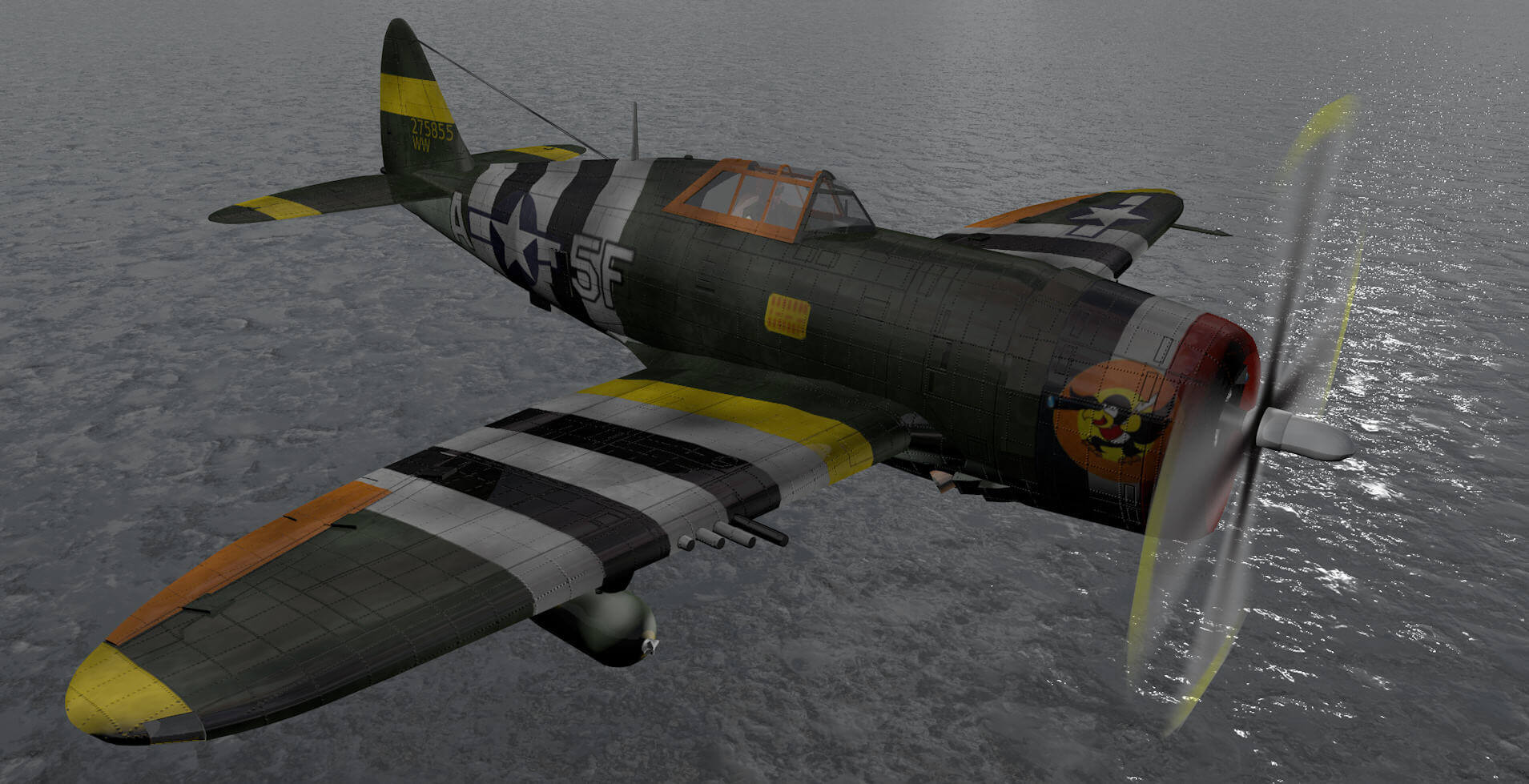 Republic P-47C Thunderbolt 3D Model by ChipBassChaos