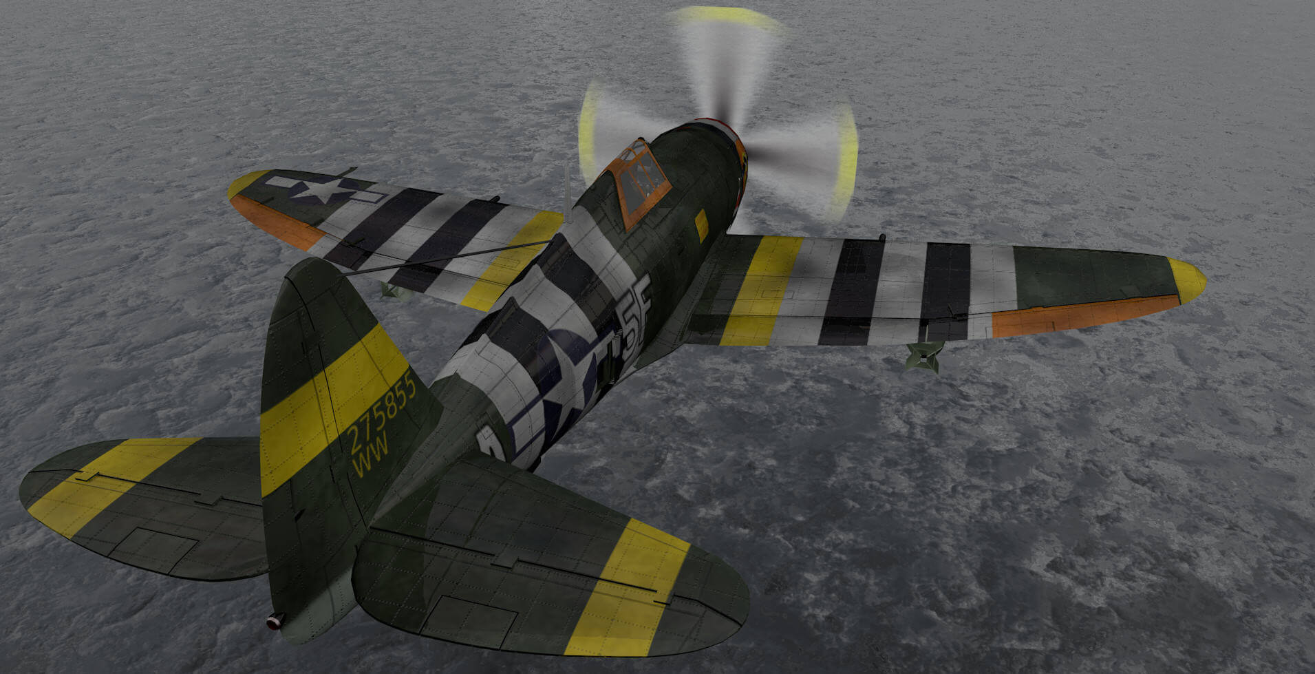 Republic P-47C Thunderbolt 3D Model by ChipBassChaos