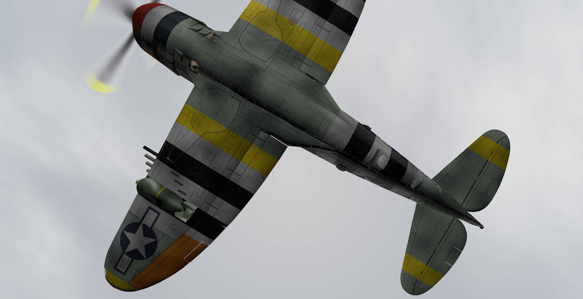 Republic P-47C Thunderbolt 3D Model by ChipBassChaos