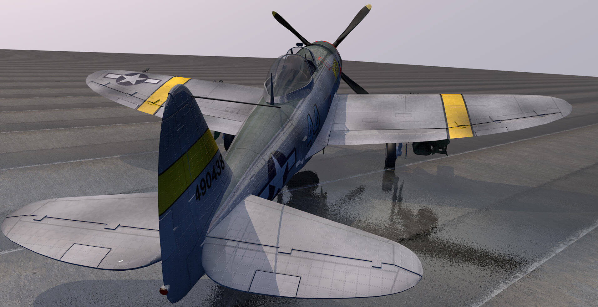 Republic P-47D Thunderbolt 3D Model by ChipBassChaos