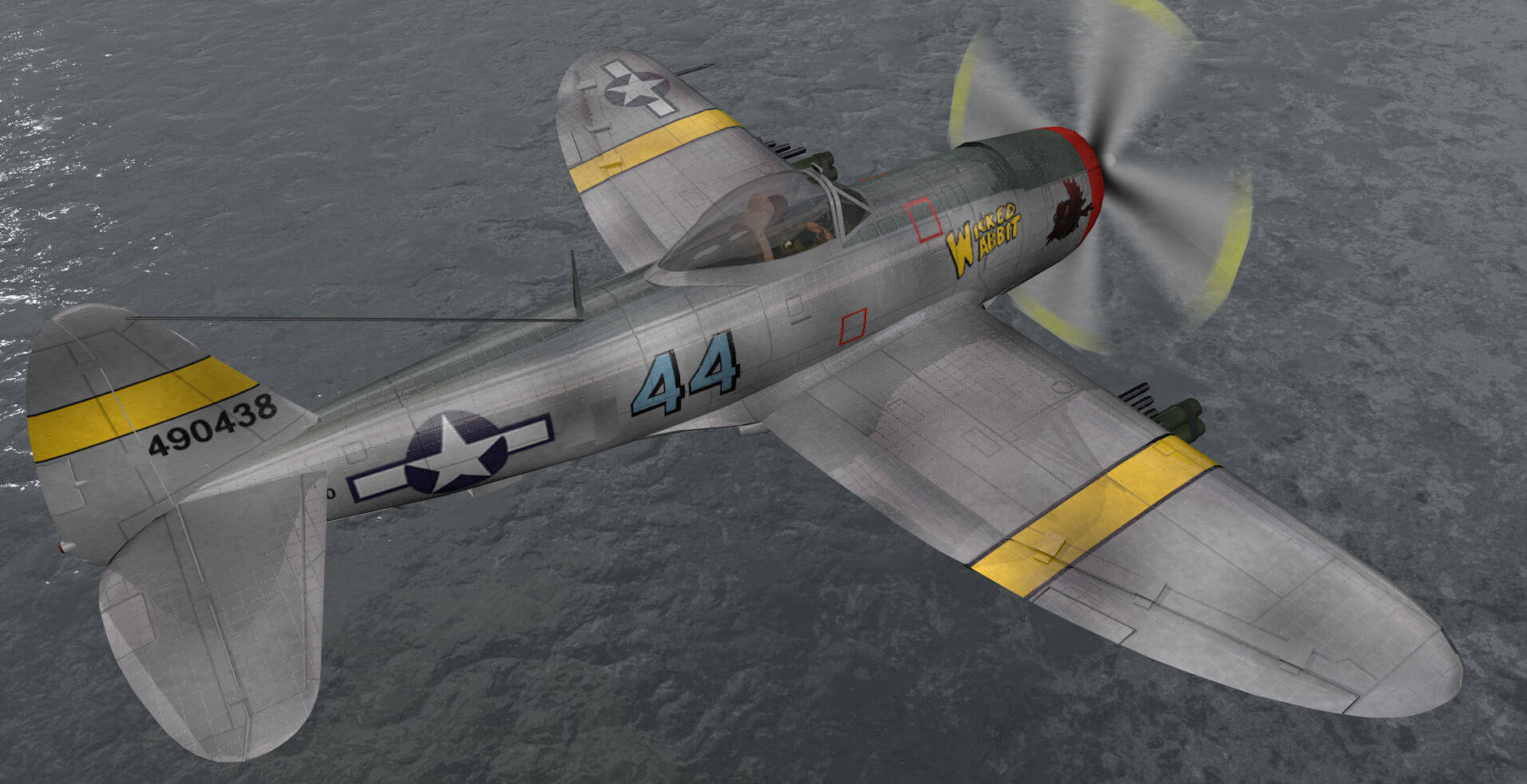 Republic P-47D Thunderbolt 3D Model by ChipBassChaos