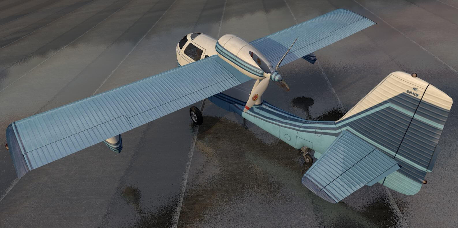 Republic RC-3 Seabee 3D Model by ChipBassChaos