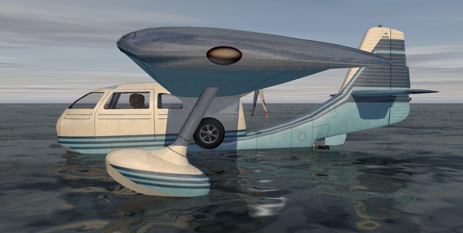 Republic RC-3 Seabee 3D Model by ChipBassChaos