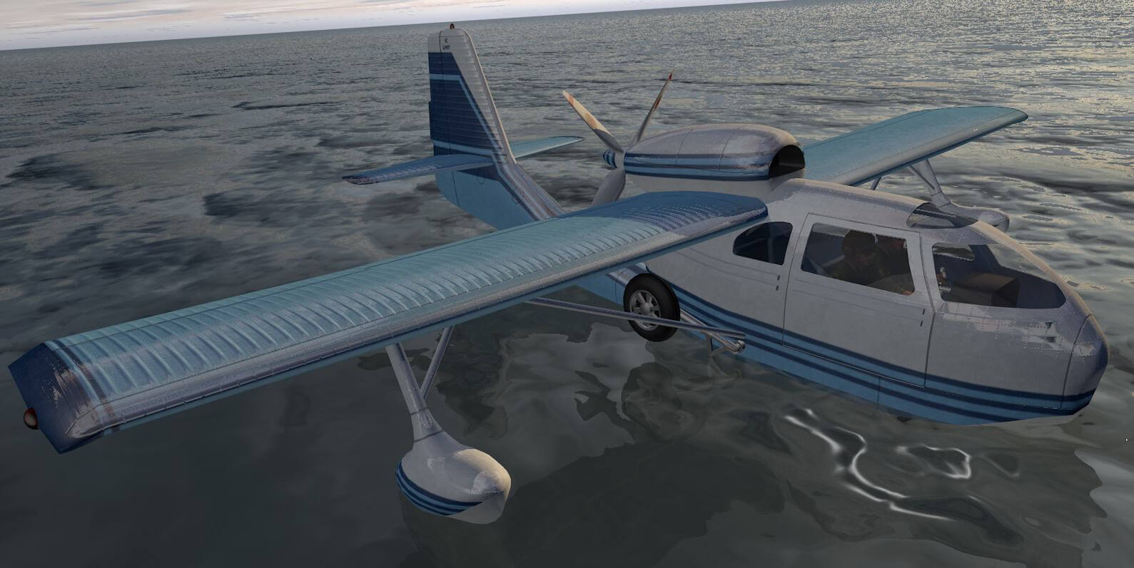 Republic RC-3 Seabee 3D Model by ChipBassChaos