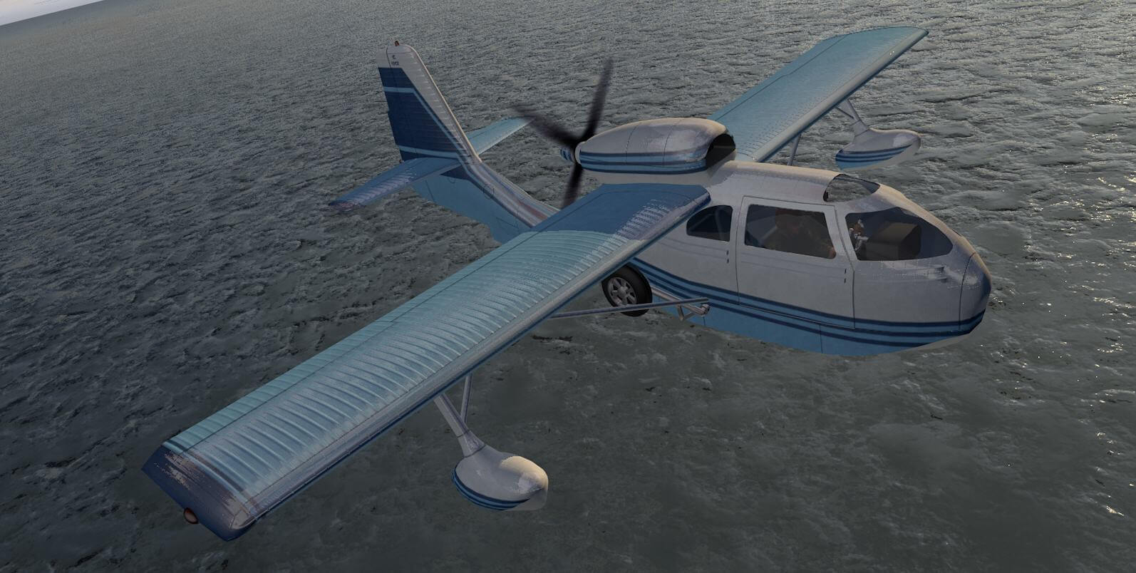 Republic RC-3 Seabee 3D Model by ChipBassChaos