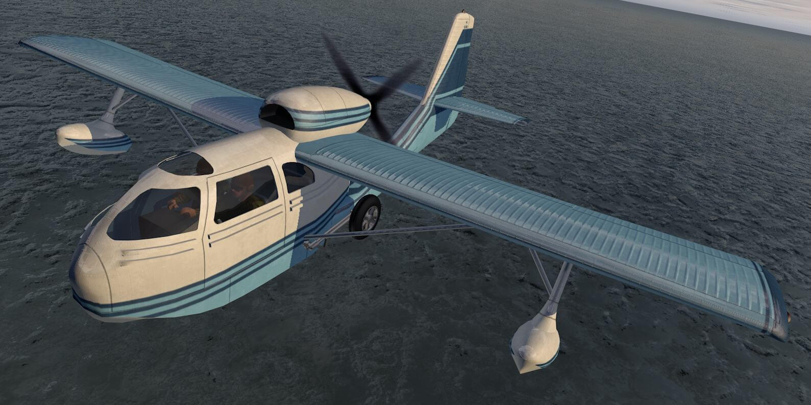 Republic RC-3 Seabee 3D Model by ChipBassChaos