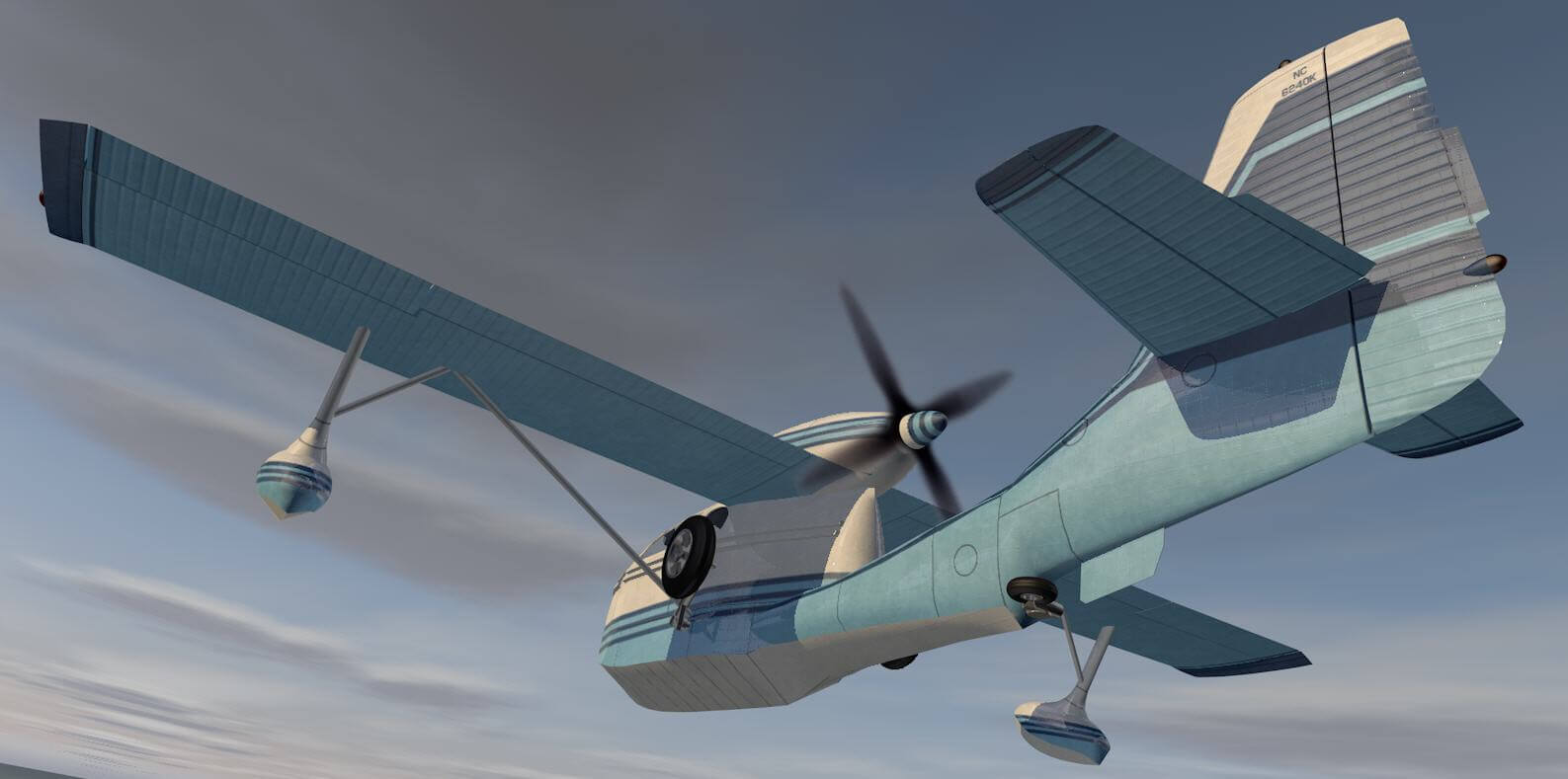 Republic RC-3 Seabee 3D Model by ChipBassChaos