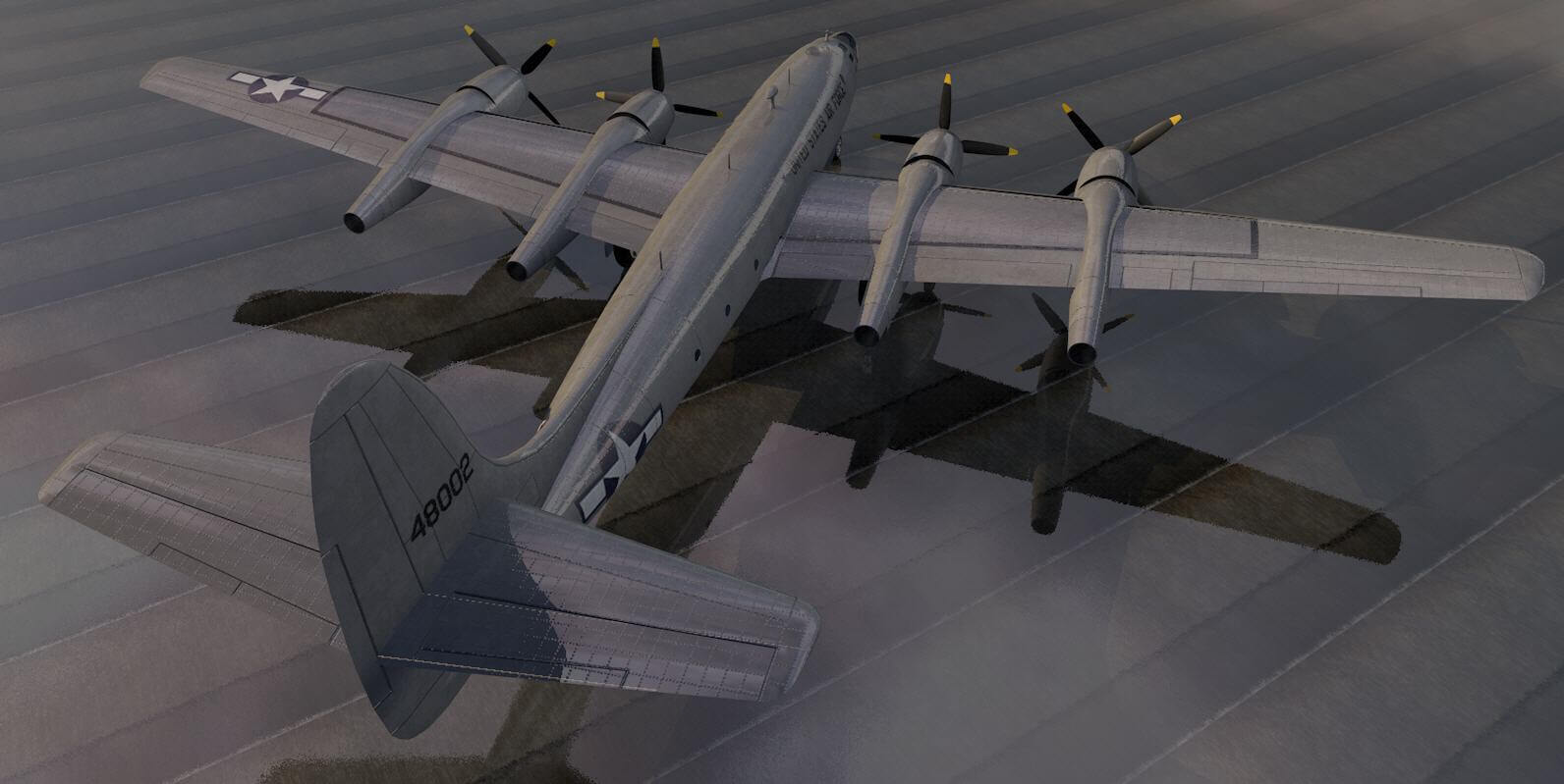 Republic XF-12 Rainbow 3D Model by ChipBassChaos