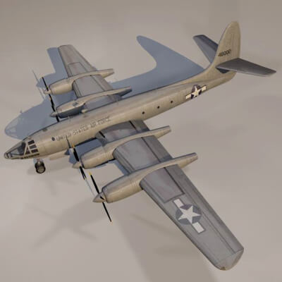 Republic XF-12 Rainbow 3D Model by ChipBassChaos