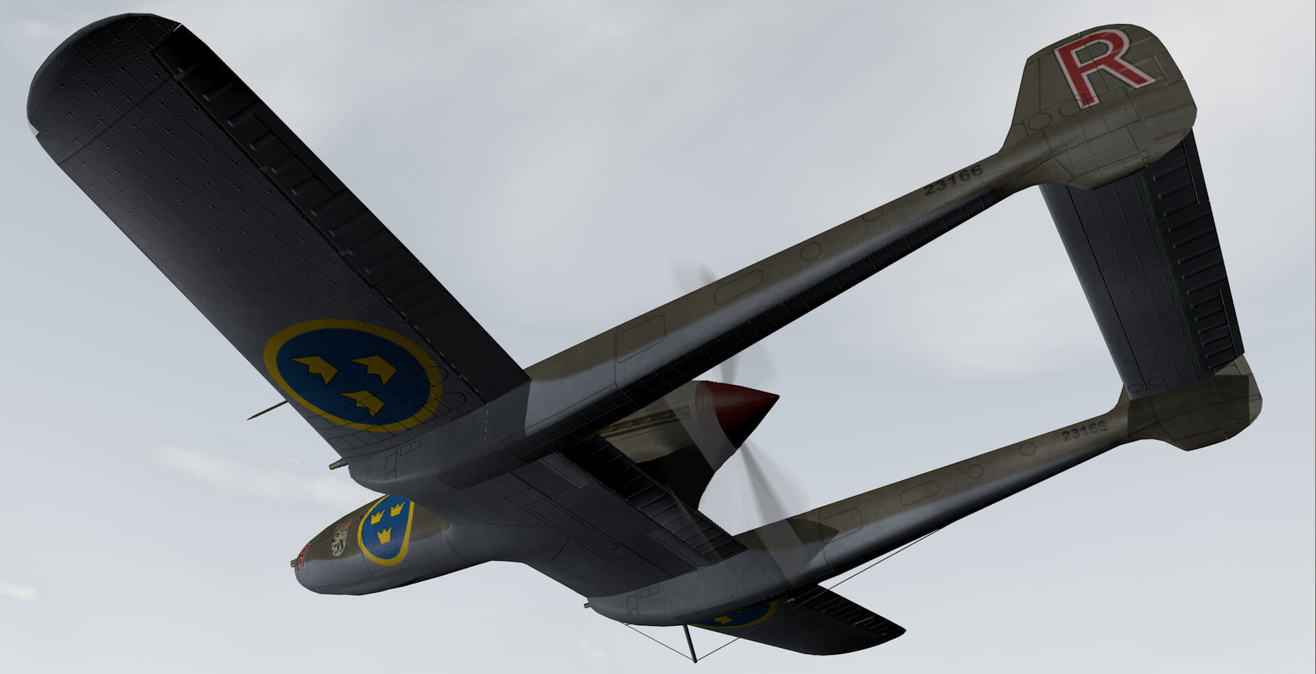 Saab J-21 A-1 3D Model by ChipBassChaos