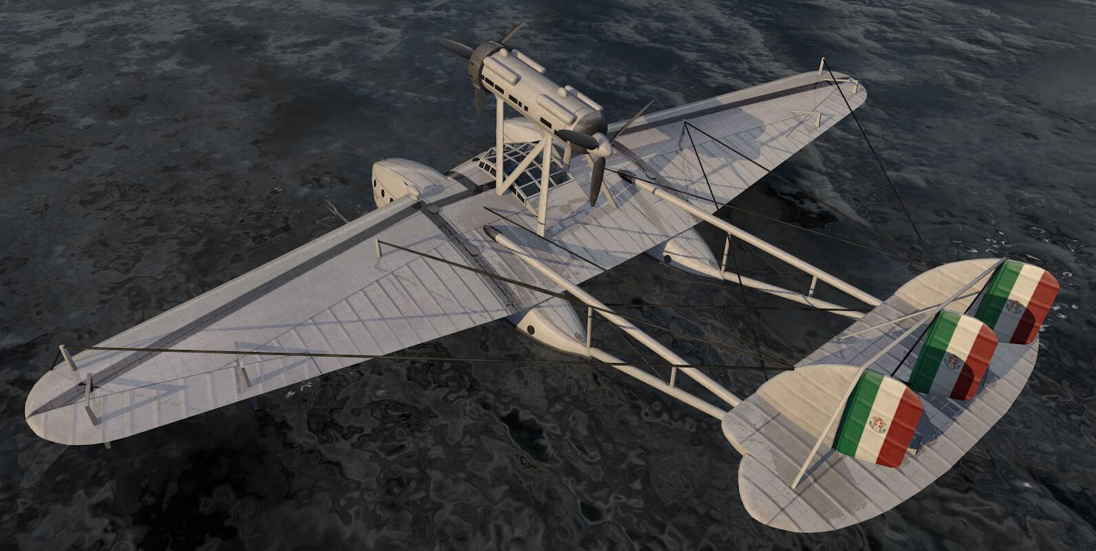 Savoia Marchetti S.55 - 3D Model by ChipBassChaos