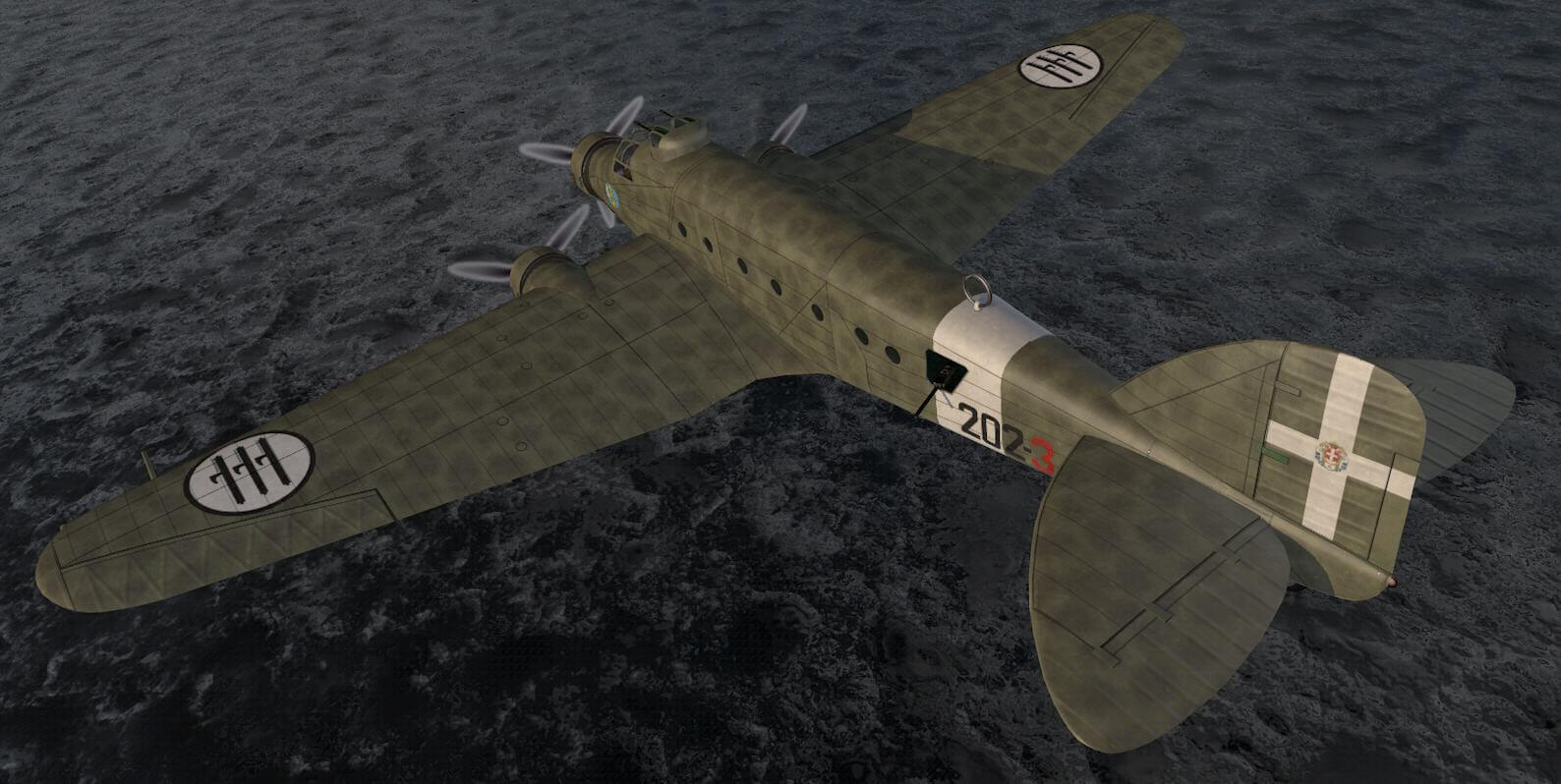 Savoia Marchetti SM-81 Pipistrello 3D Model by ChipBassChaos