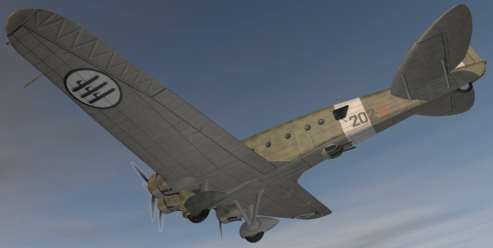 Savoia Marchetti SM-81 Pipistrello 3D Model by ChipBassChaos