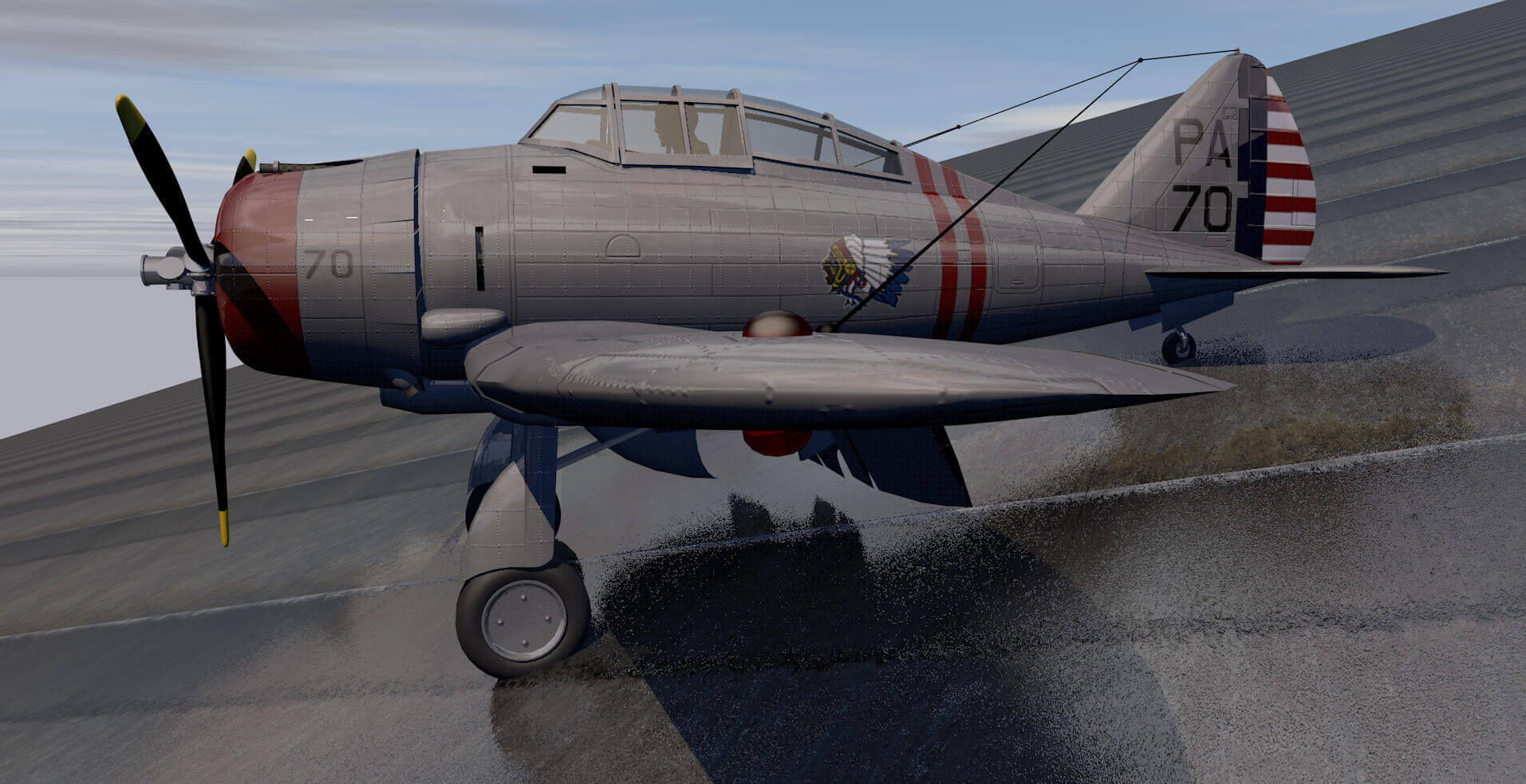 Seversky P-35 3D Model by ChipBassChaos