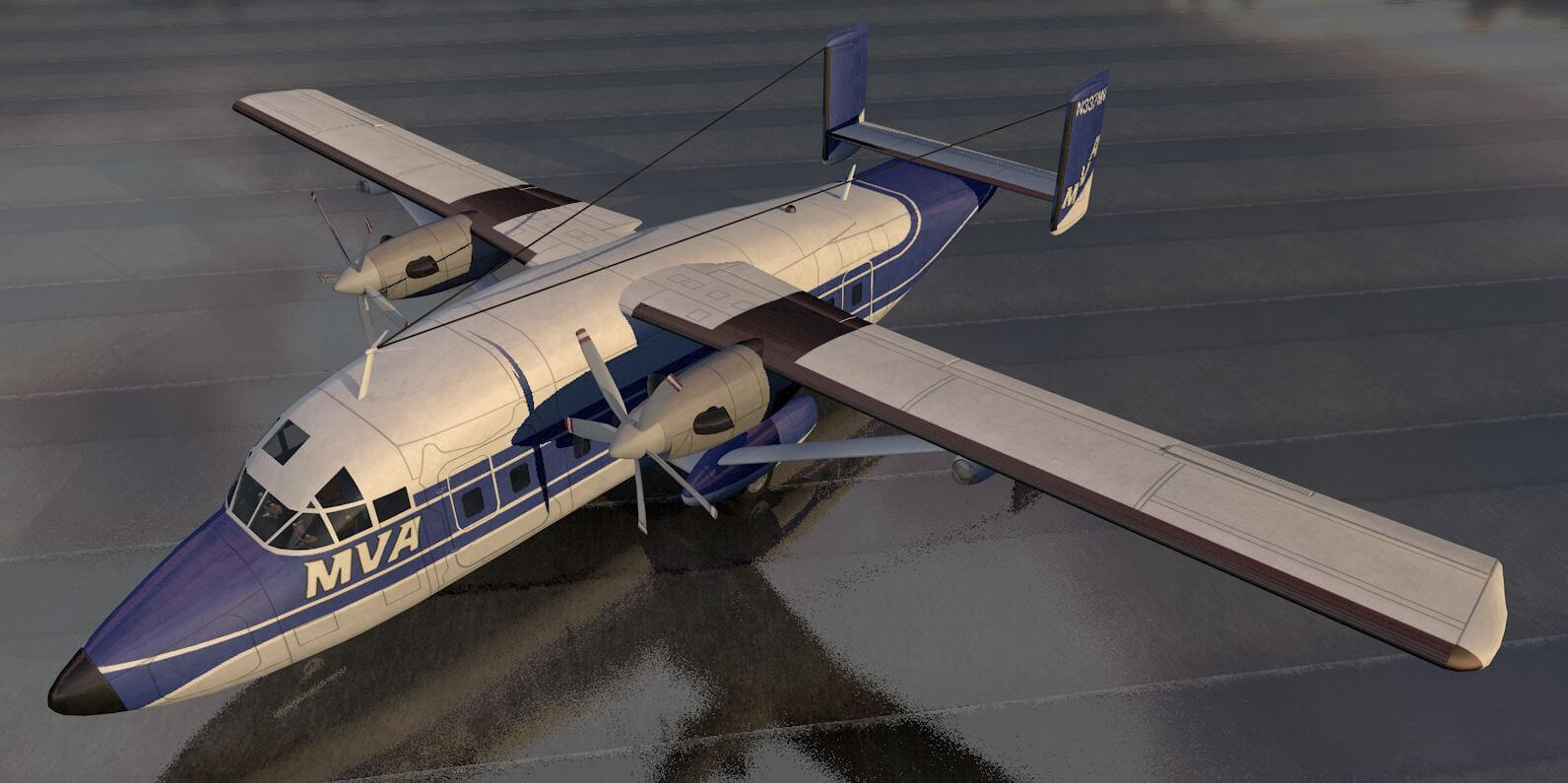 Short 330 (C-23 Sherpa) 3D Model by ChipBassChaos