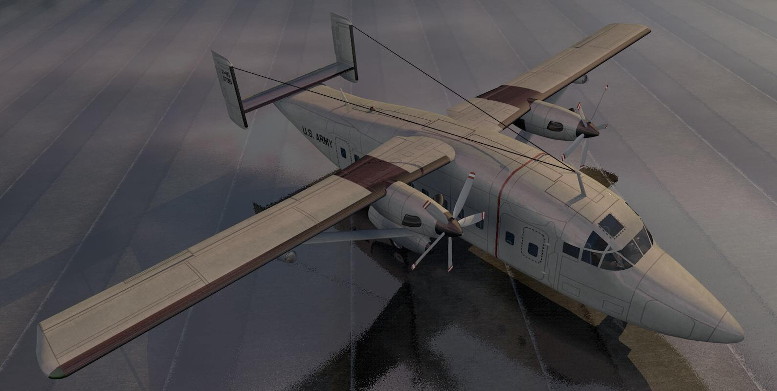 Short 330 (C-23 Sherpa) 3D Model by ChipBassChaos