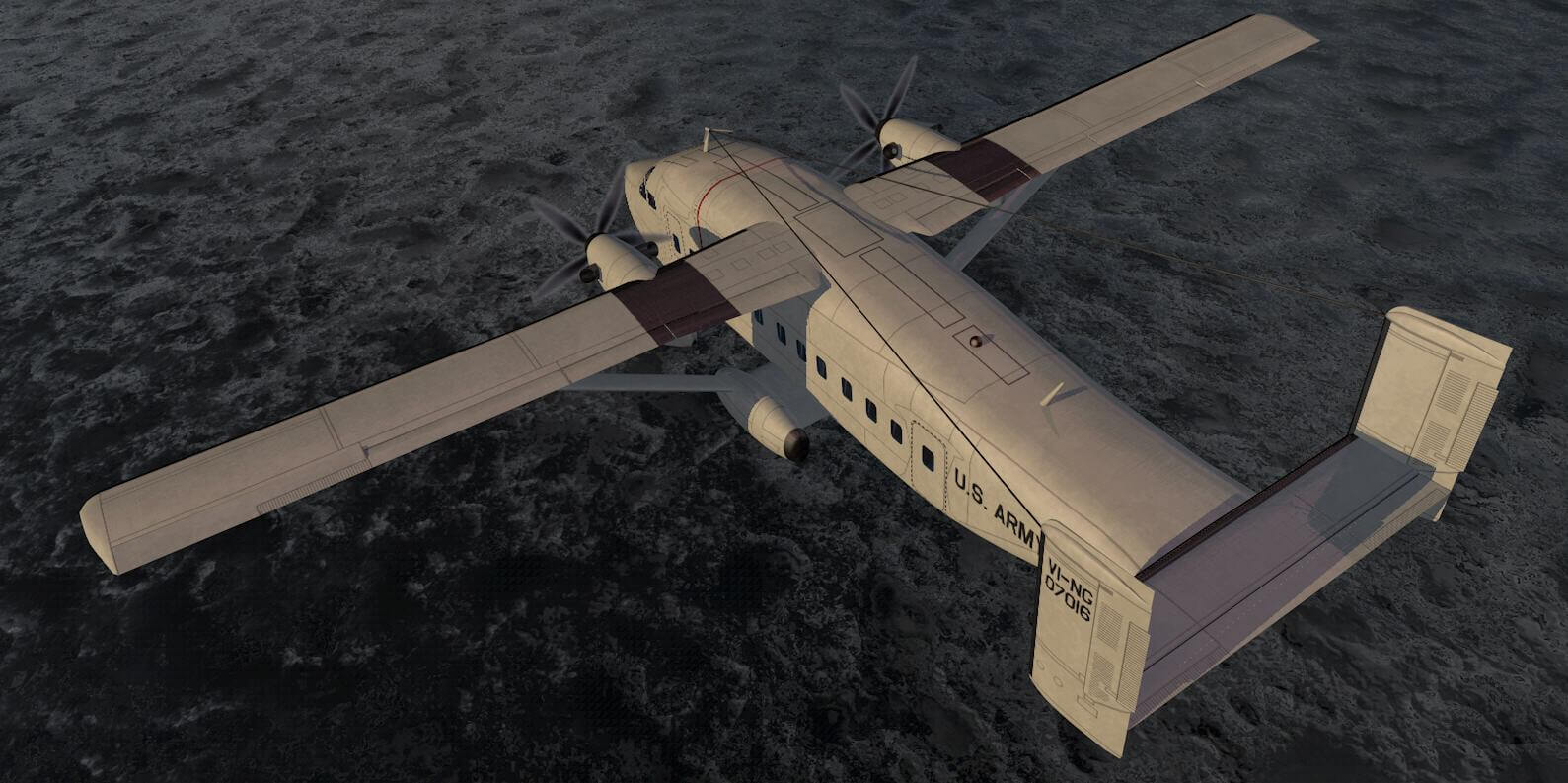 Short 330 (C-23 Sherpa) 3D Model by ChipBassChaos