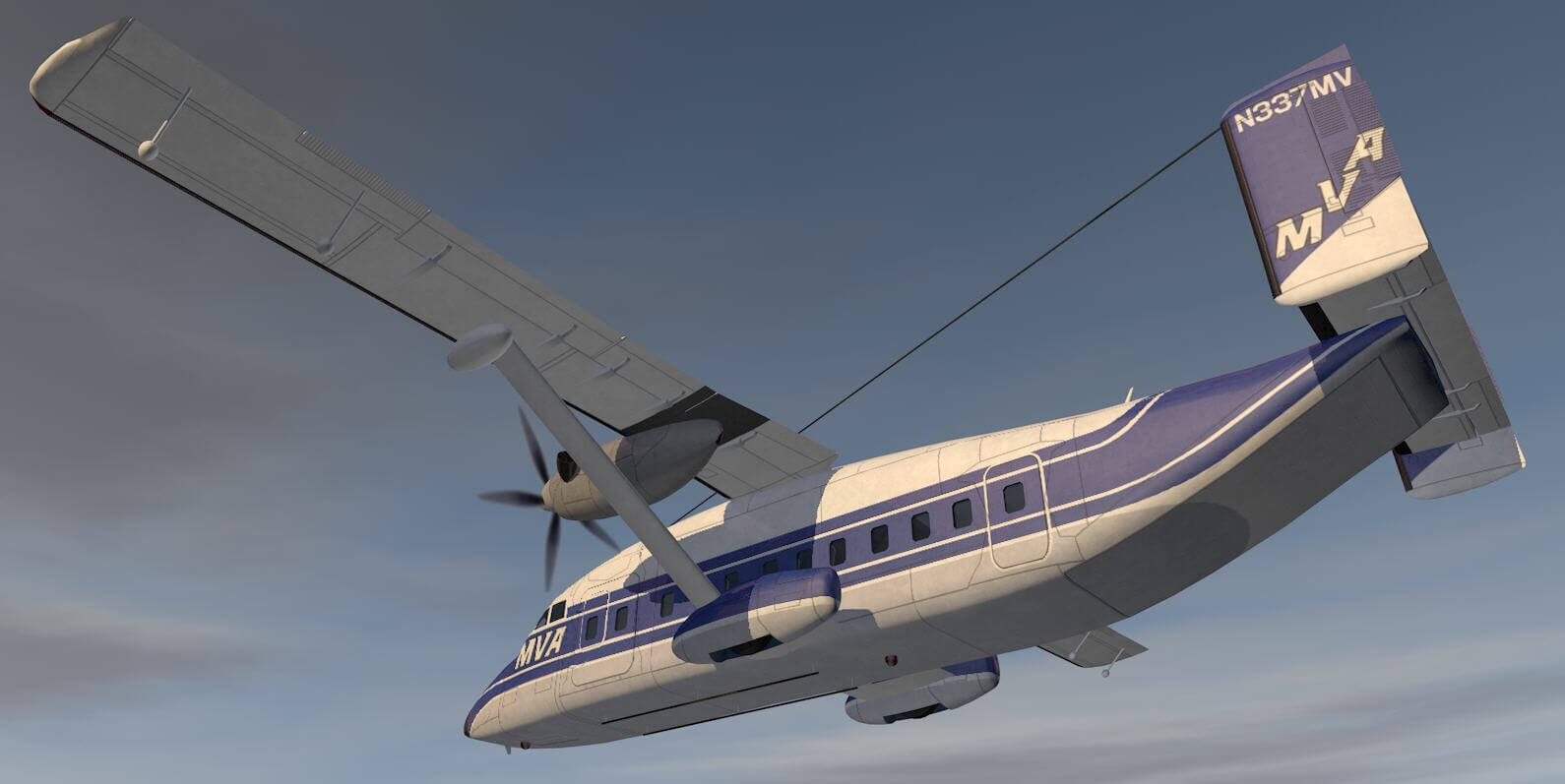 Short 330 (C-23 Sherpa) 3D Model by ChipBassChaos