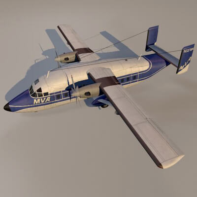 Short 330 (C-23 Sherpa) 3D Model by ChipBassChaos