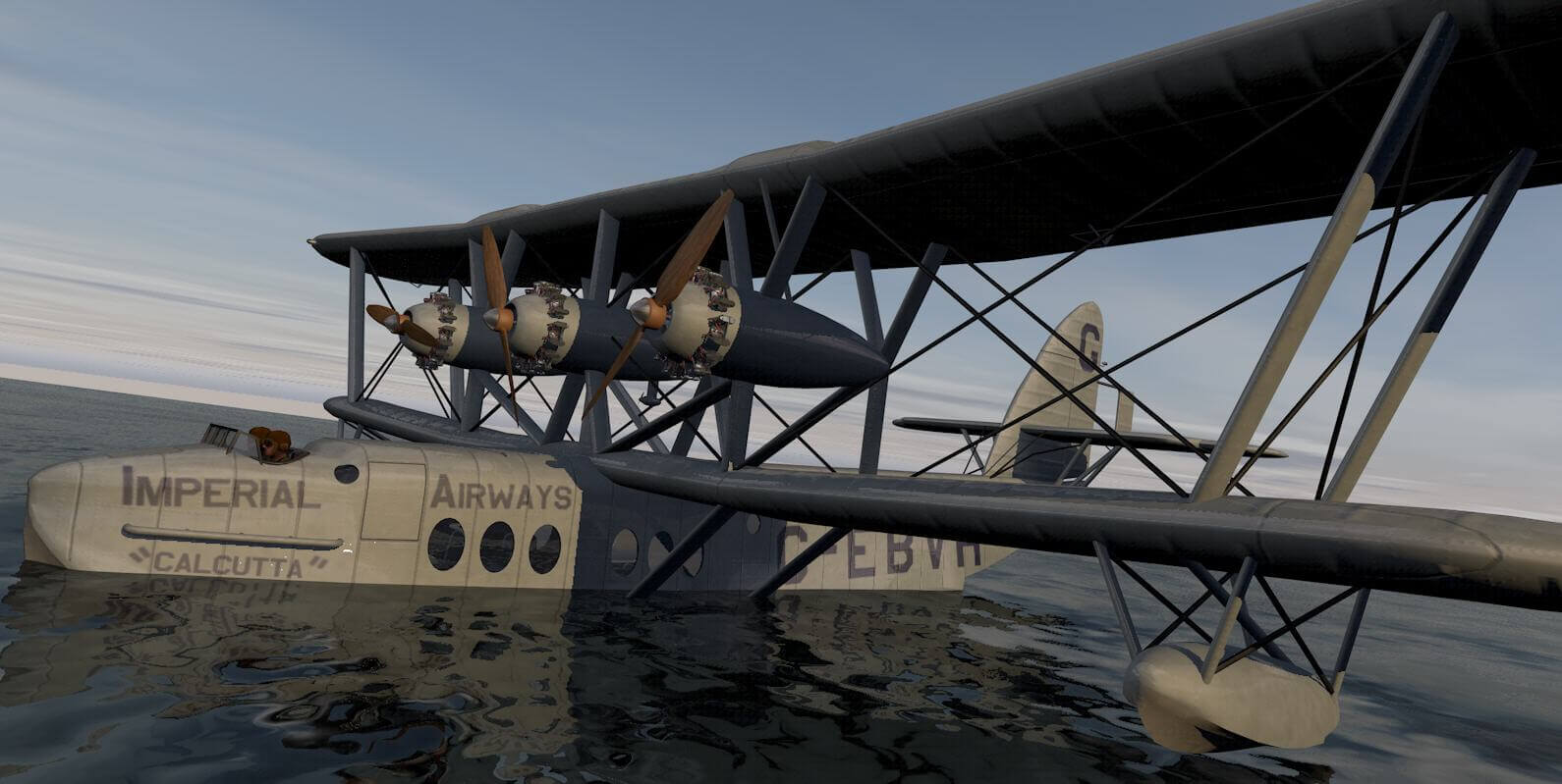 Short S.8 Calcutta - 3D Model by ChipBassChaos