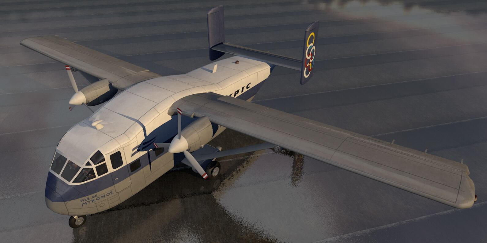 Short SC.7 Skyvan - Flying Shoebox 3D Model by ChipBassChaos