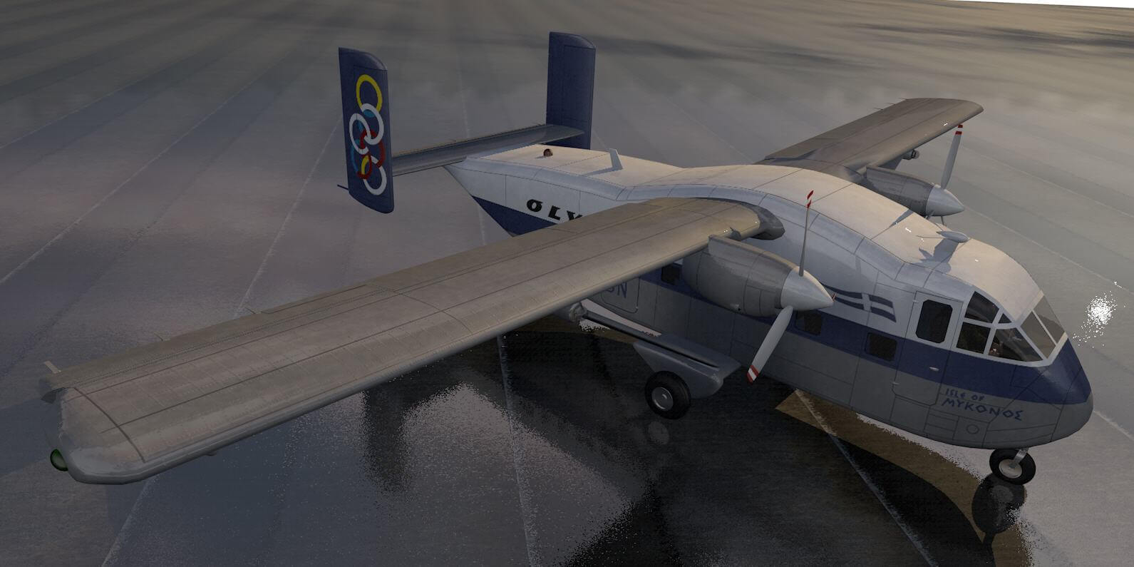 Short SC.7 Skyvan - Flying Shoebox 3D Model by ChipBassChaos