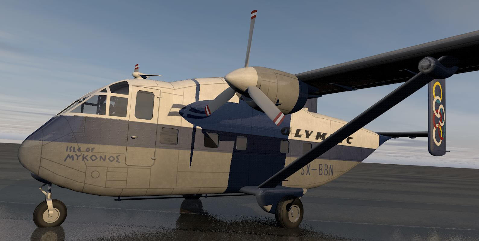 Short SC.7 Skyvan - Flying Shoebox 3D Model by ChipBassChaos