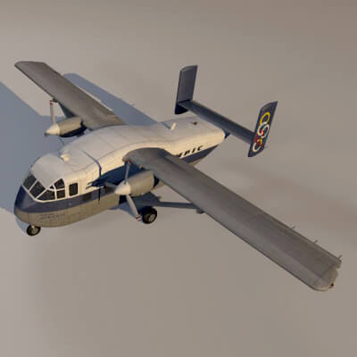 Short SC.7 Skyvan - Flying Shoebox 3D Model by ChipBassChaos