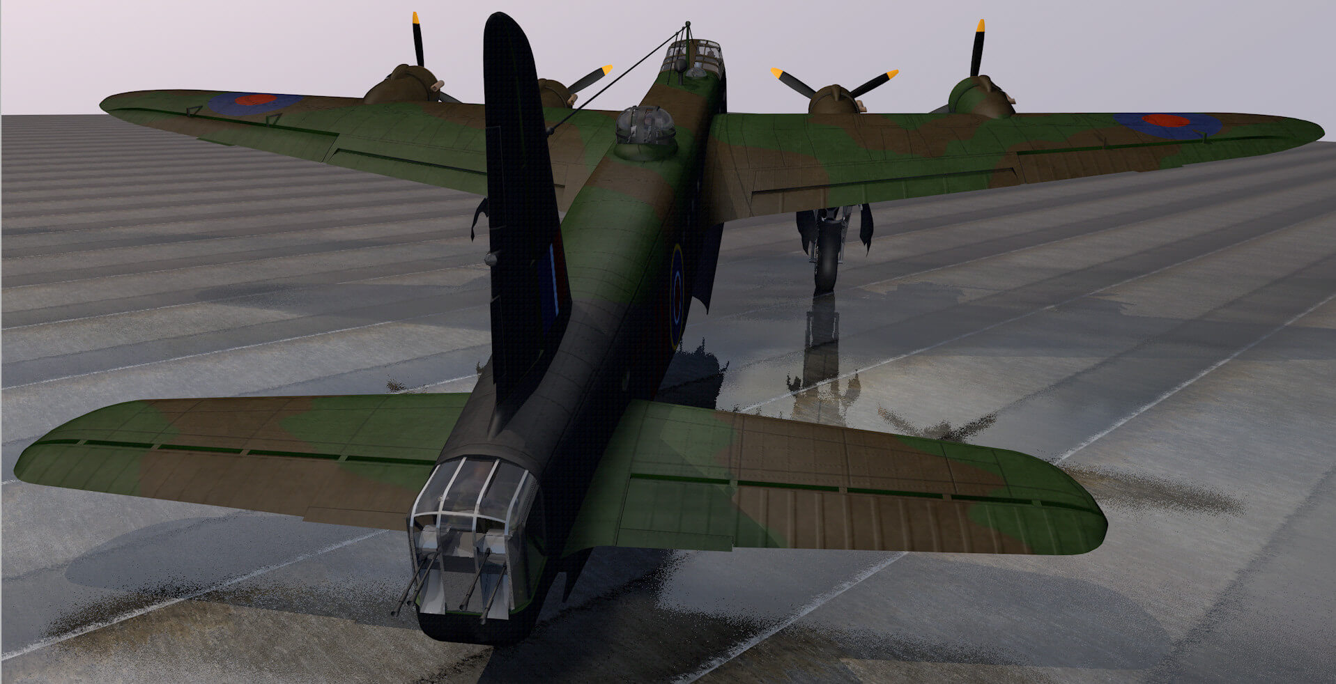 Short Stirling Mk-3 3D Model by ChipBassChaos