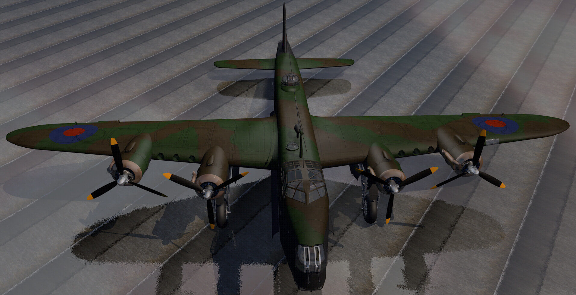 Short Stirling Mk-3 3D Model by ChipBassChaos