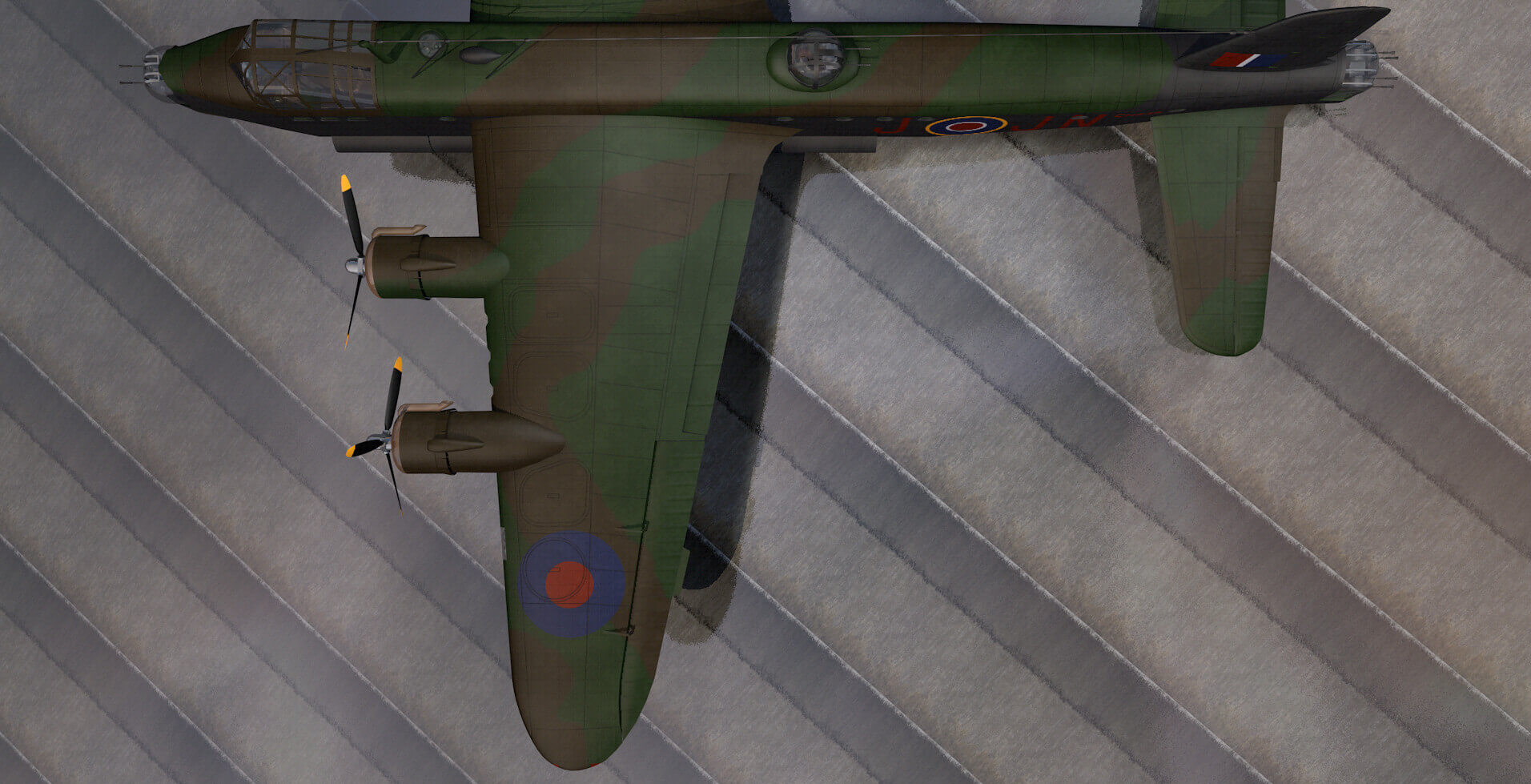 Short Stirling Mk-3 3D Model by ChipBassChaos