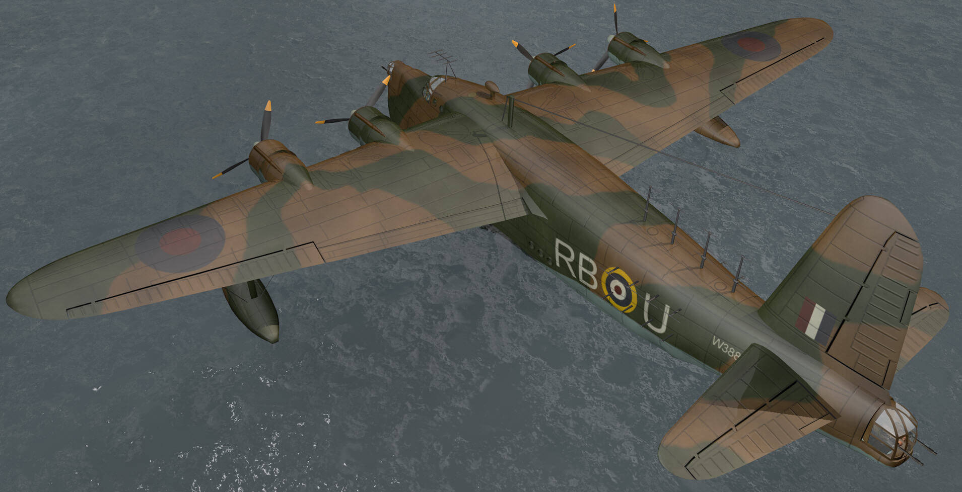 Short Sunderland Mk-2 3D Model by ChipBassChaos